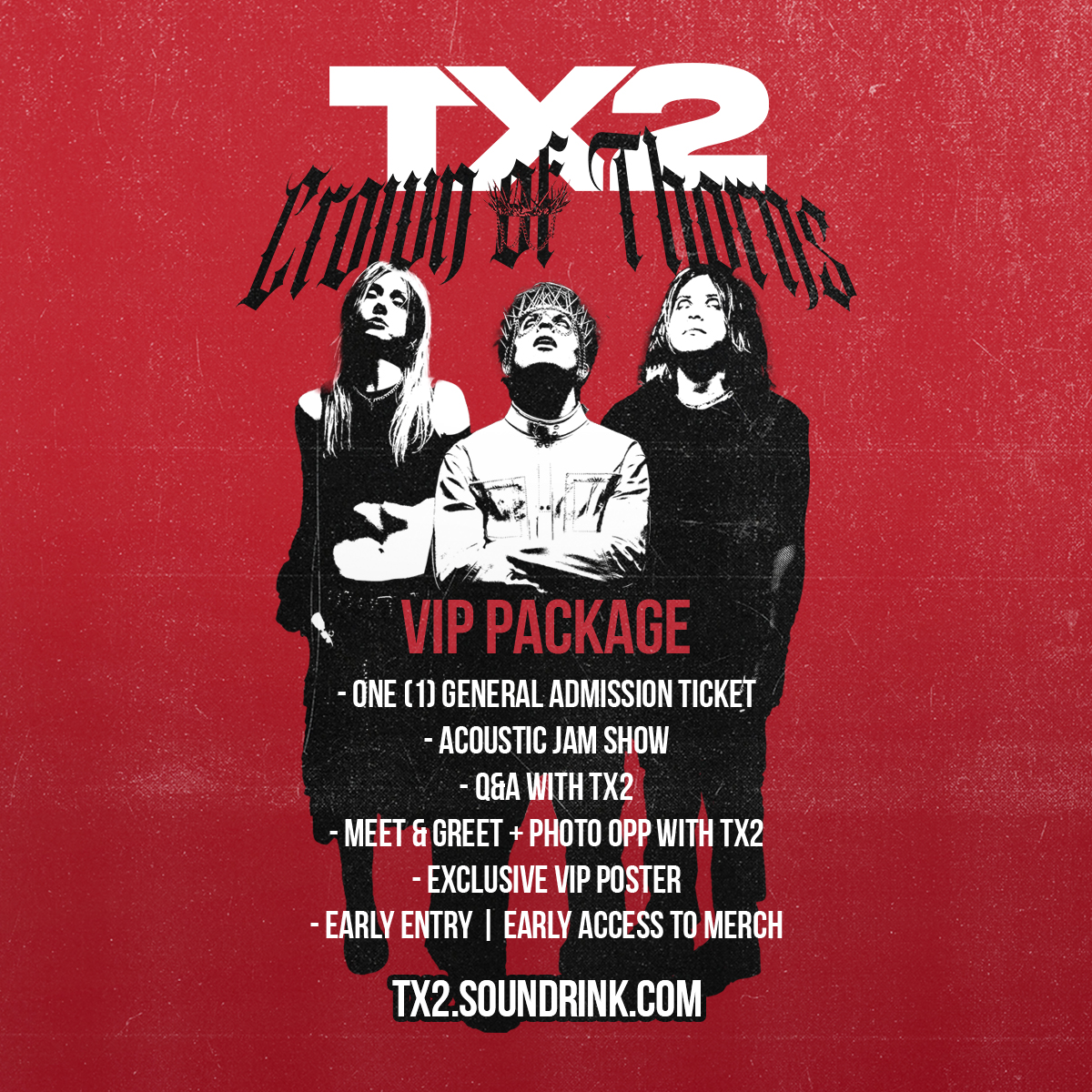 TX2 | Crown of Thorns Headline Tour 2025