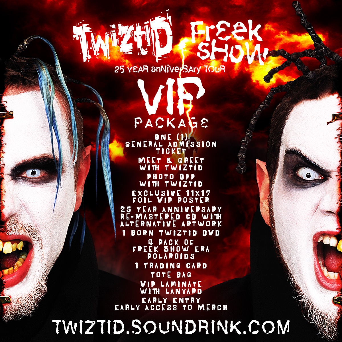 Twiztid | Freek Show 25th Anniversary Tour