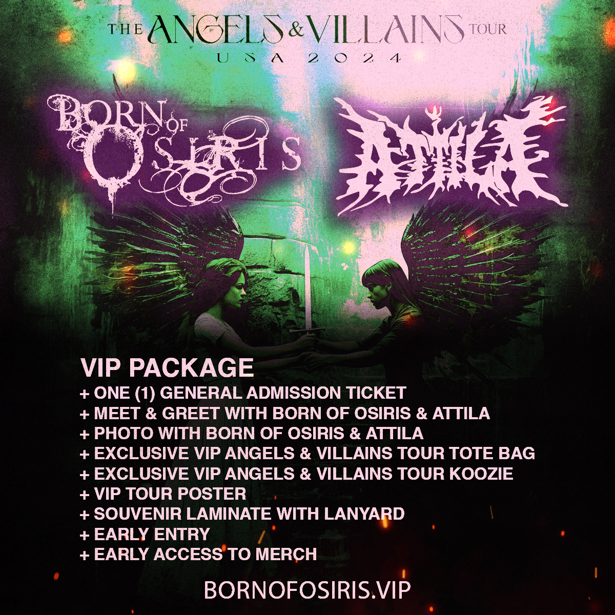 Attila & Born of Osiris | The Angels & Villains North America Tour 2024