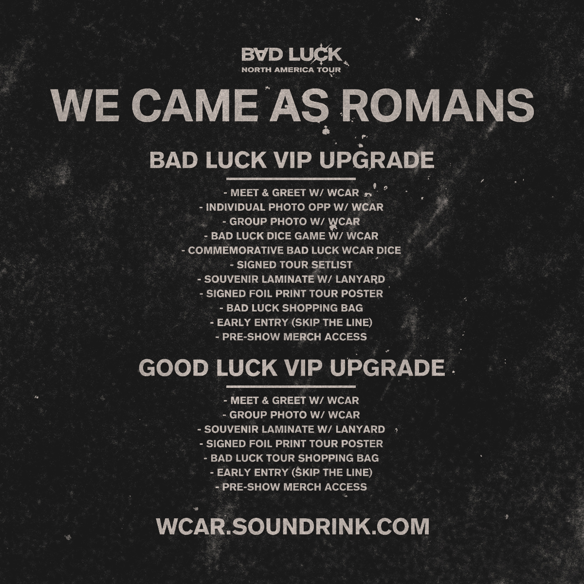 We Came As Romans | Bad Luck North American Tour 2025